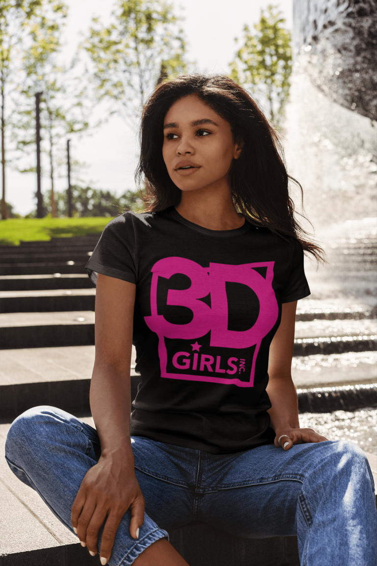 3D Girls, Inc. Logo T-Shirt - 3D Girls, Inc.